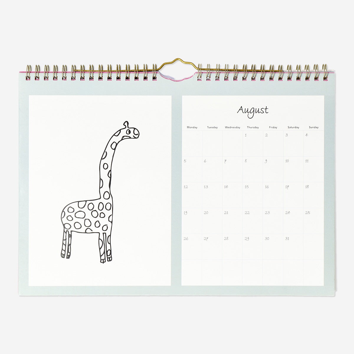 Monthly Calendar - Fill with Drawings - TEXTILUX TEXTILUX – Your ...